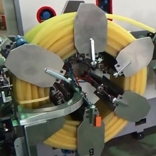 pipe hose packing,pipe coiling machine, pipe hose winding and strapping ...
